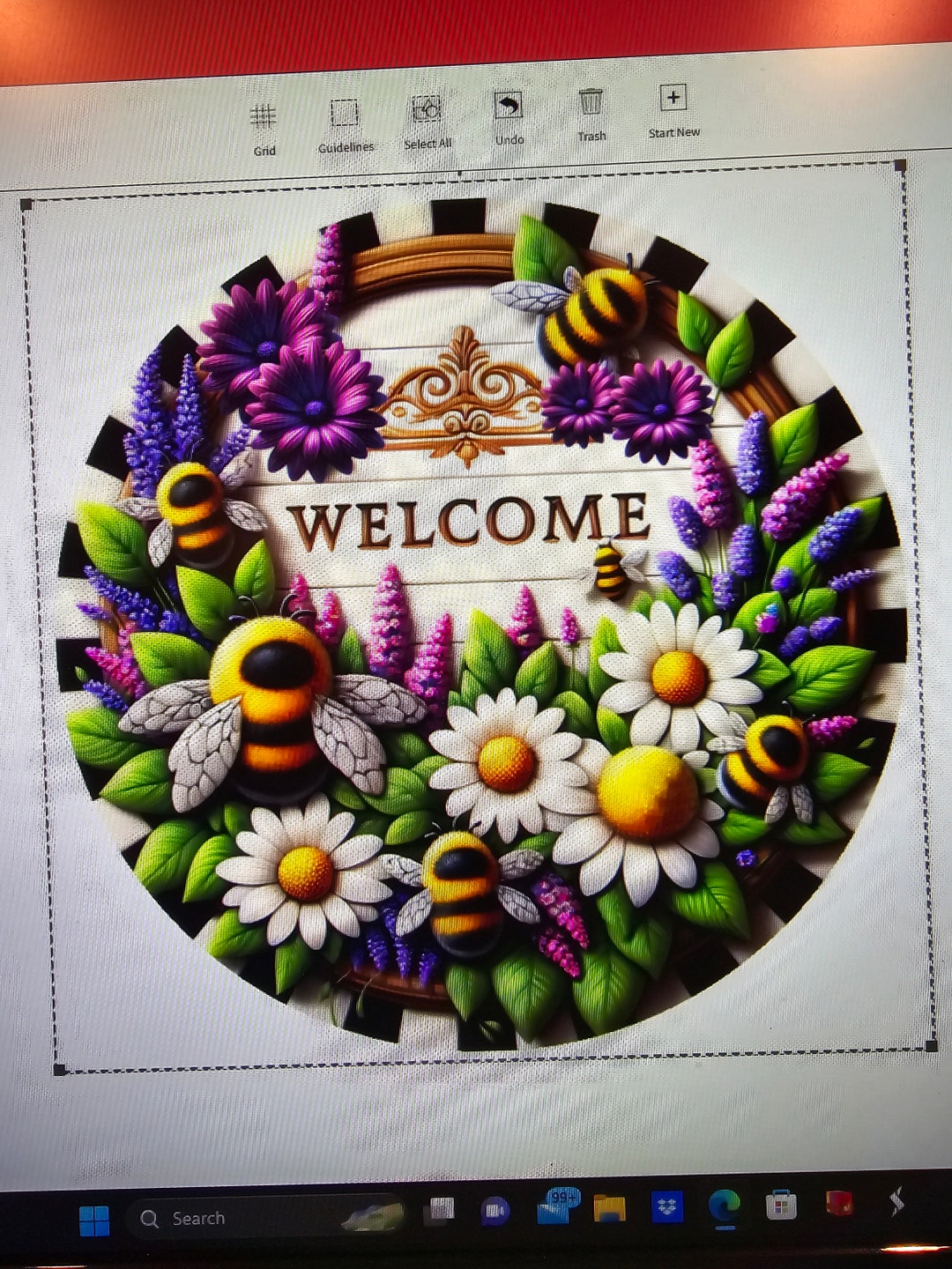 Welcome Purple Floral Wreath Sign - Etsy