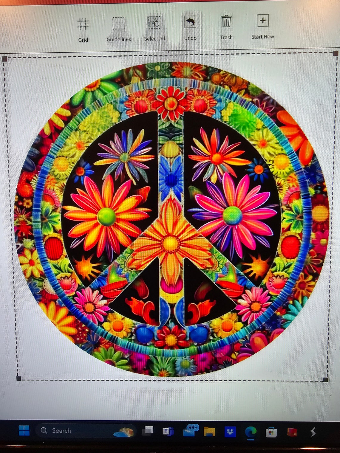 Floral Peace Sign Wreath Sign - Etsy