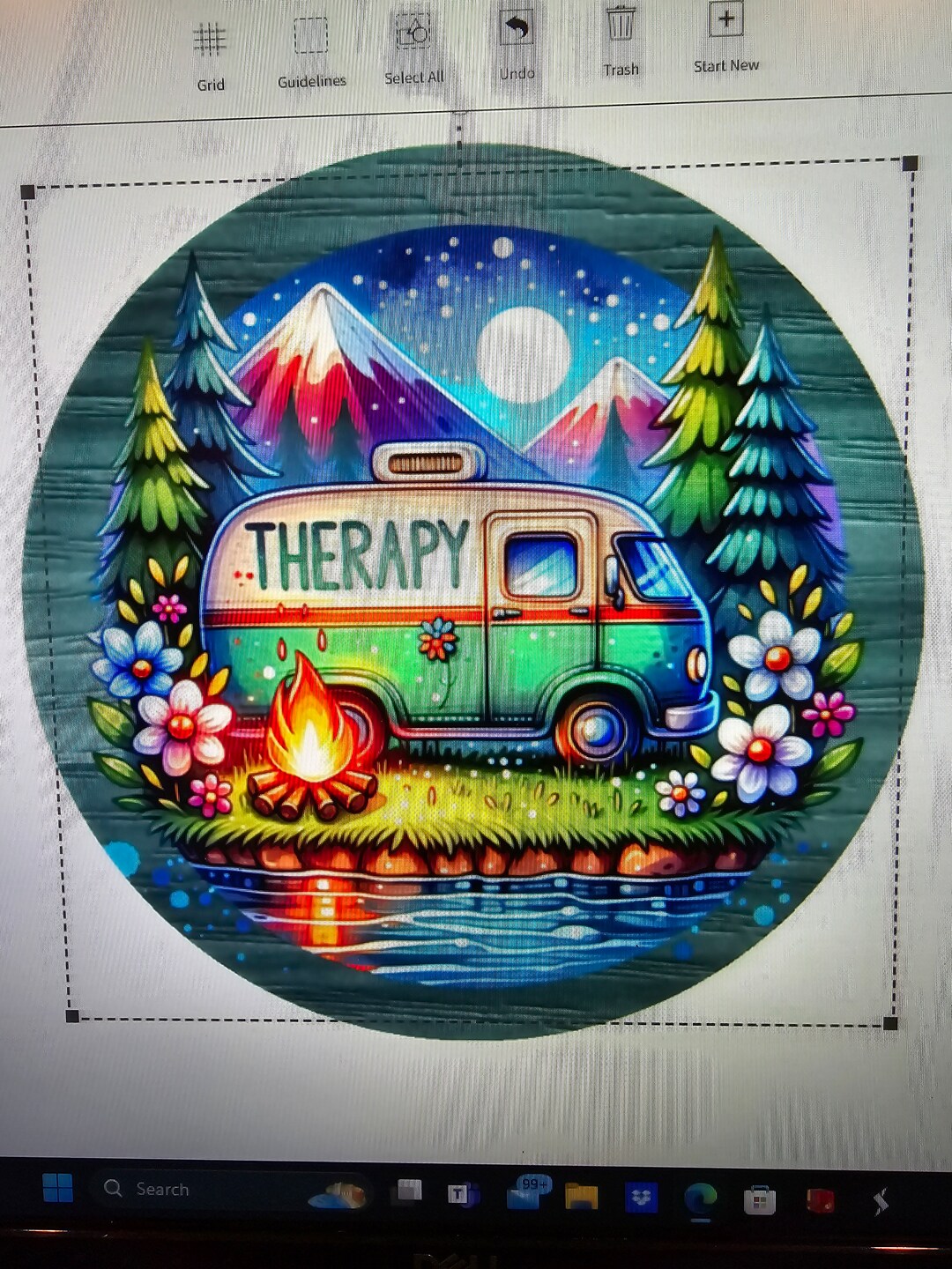 Camping Therapy Wreath Sign (background Choice) - Etsy