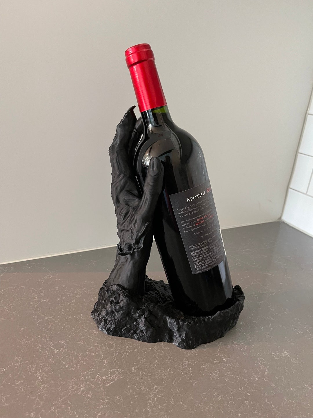 Hand From the Walking Dead Wine Holder, Zombie Hand, Bottle Holder ...