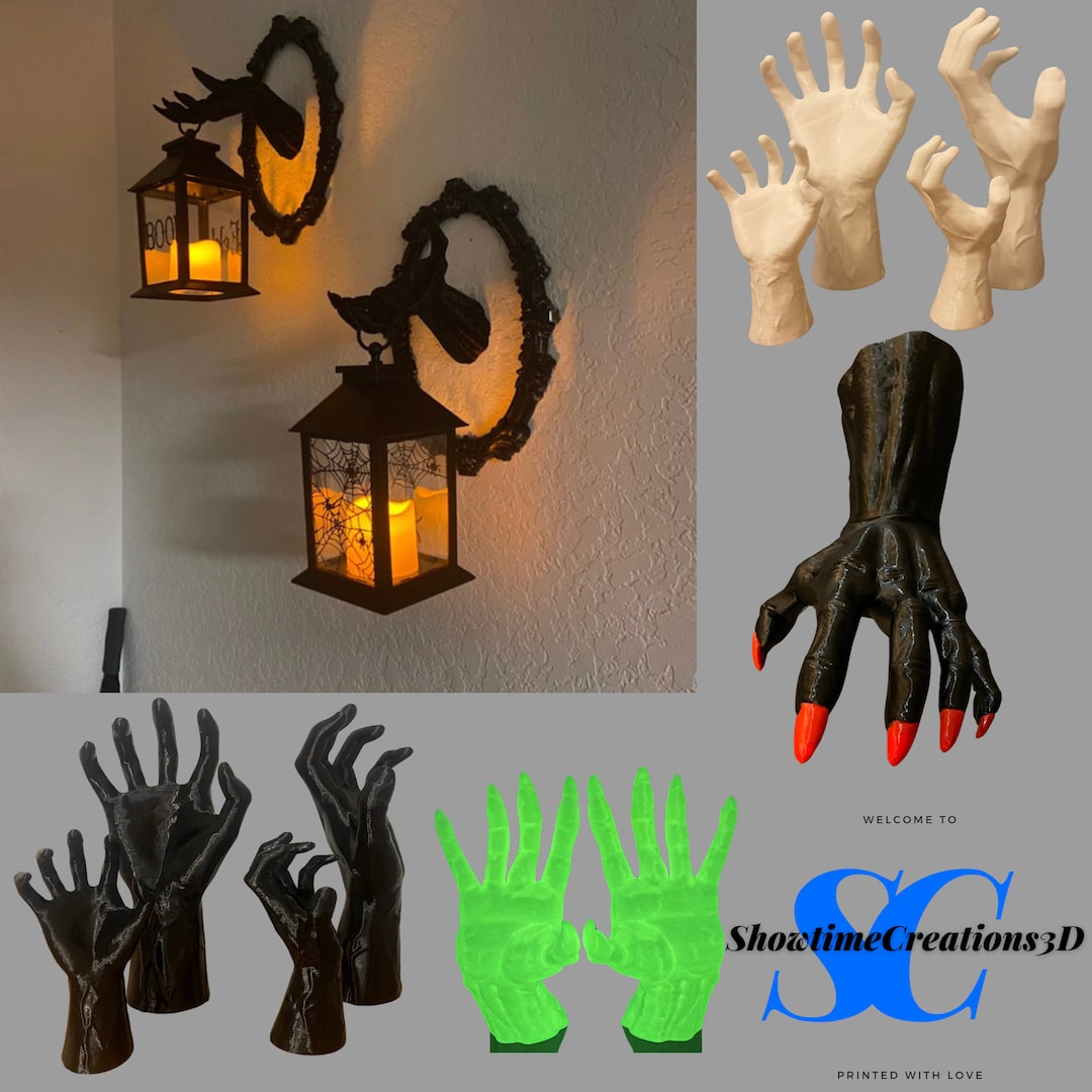 Scary Wall Hand Creepy Reaching Horror Decor Included Screw and Dry ...