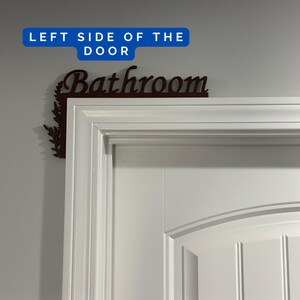 Bathroom, Restroom, Powder, El Bano Sign, 24/7, Over the Door Signs ...