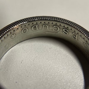 Portuguese Hand Made Ring | Coin Ring From Portugal | Escudo Unisex ...