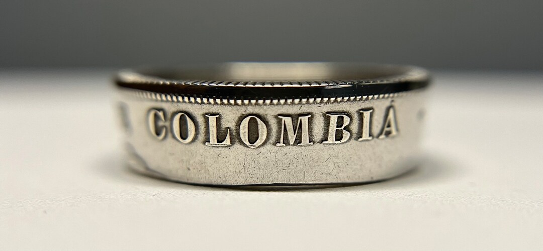 Colombian Silver Coin Ring | Hand Made Ring From Colombia | Bogota Ring ...