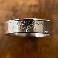 North Carolina State Quarter Wire Wrapped Ring. - Etsy