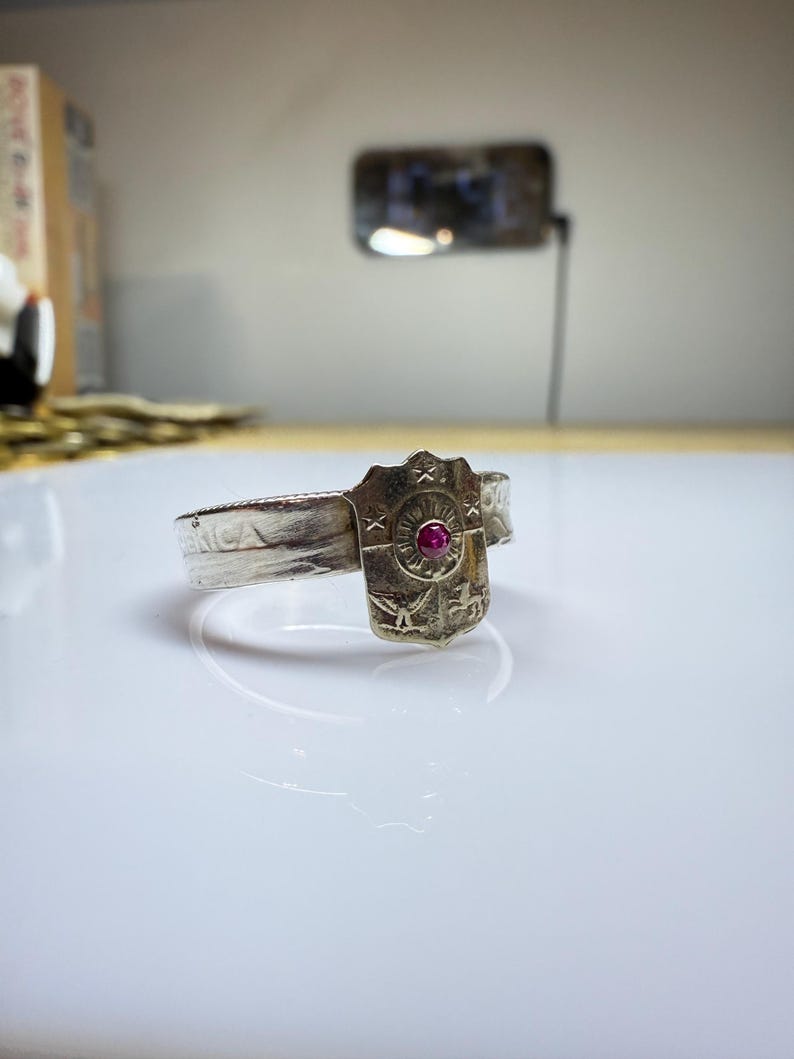 Ruby Filipino Ring | the Philippines Coin Ring | Filipino Ring | Hand ...