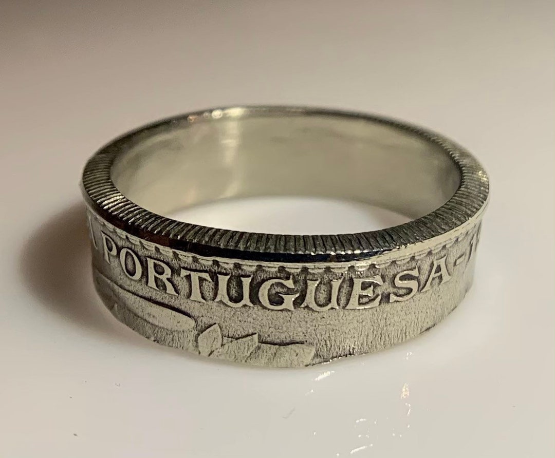 Portuguese Coin Ring | (portugal) Escudo | Portuguese Jewelry | Hand ...