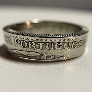 Portuguese Hand Made Ring | Coin Ring From Portugal | Escudo Unisex ...
