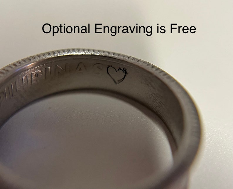 Filipino Vintage Ring | Philippines Coin Ring Band Asian Hand Made ...