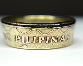 The Philippines Coin Ring Filipino Ring Hand Made - Etsy