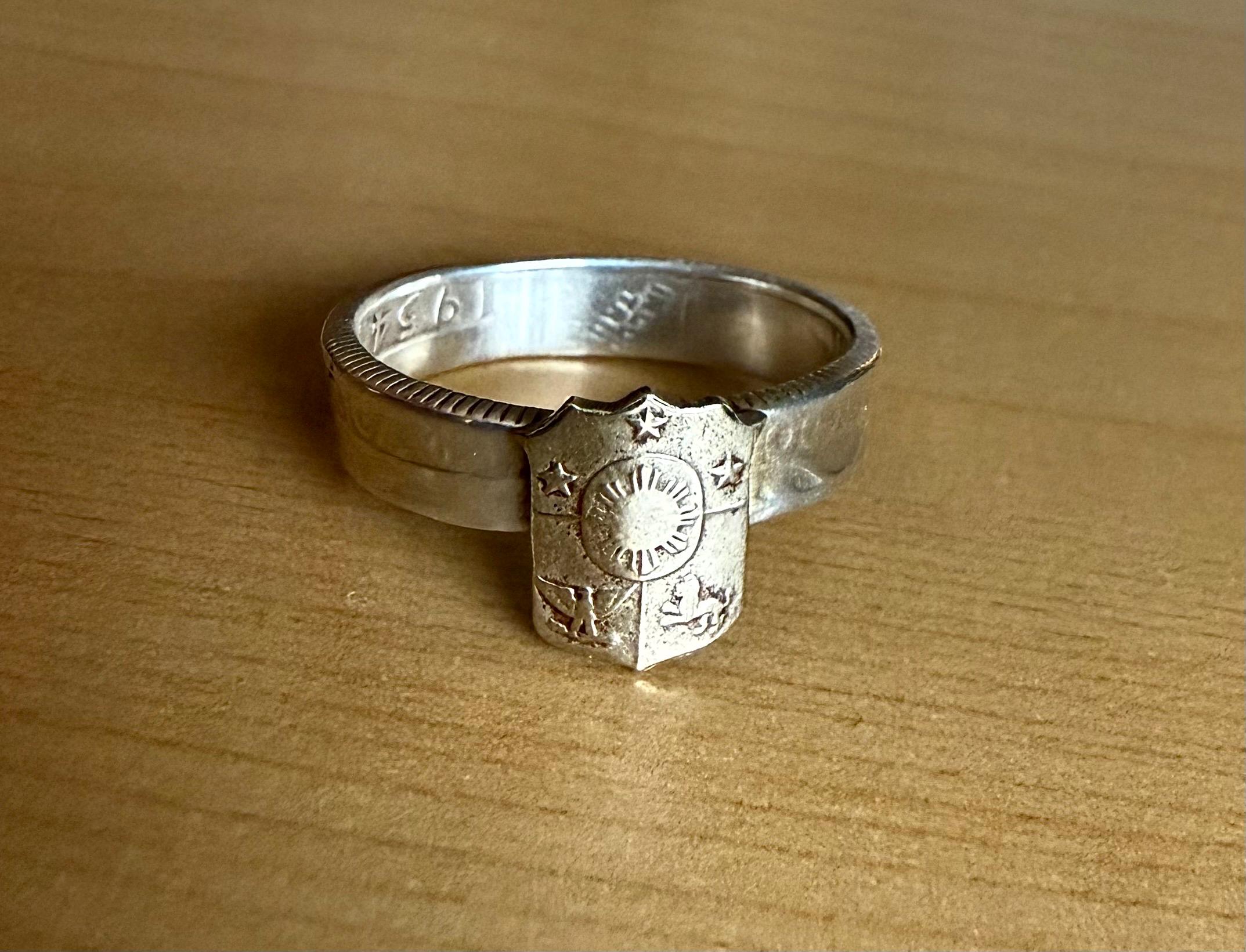 The Philippines Coin Ring | Filipino Ring | Hand Made - Etsy