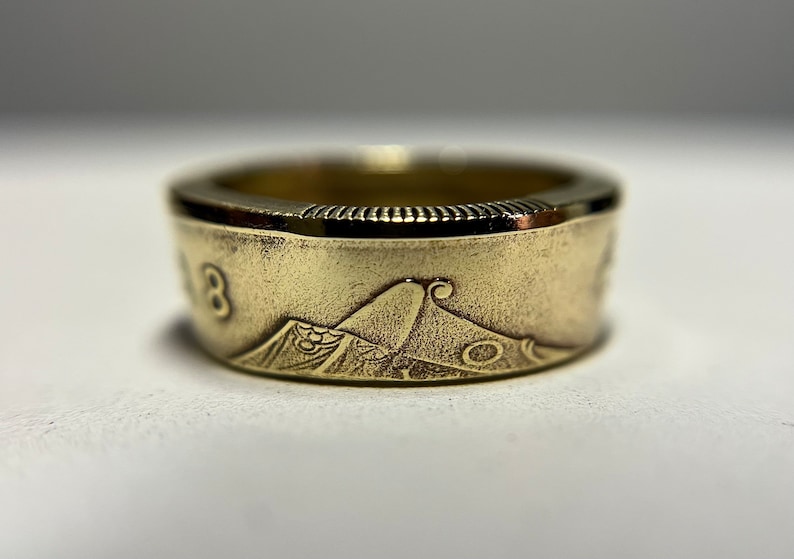 Irish Coin Ring, Ireland Harp Ring, 20 Pence - Etsy