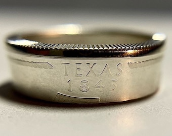 Texas Coin Ring - Etsy