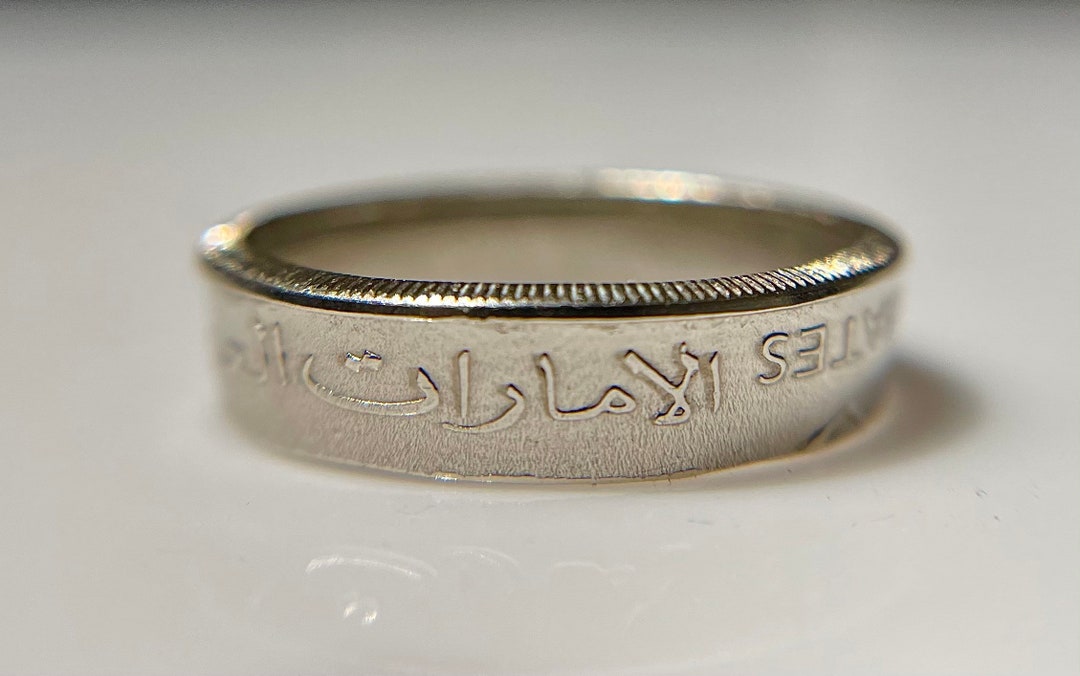 UAE Coin Ring Dubai Ring United Arab Emirates Hand Made Jewelry Dirham ...
