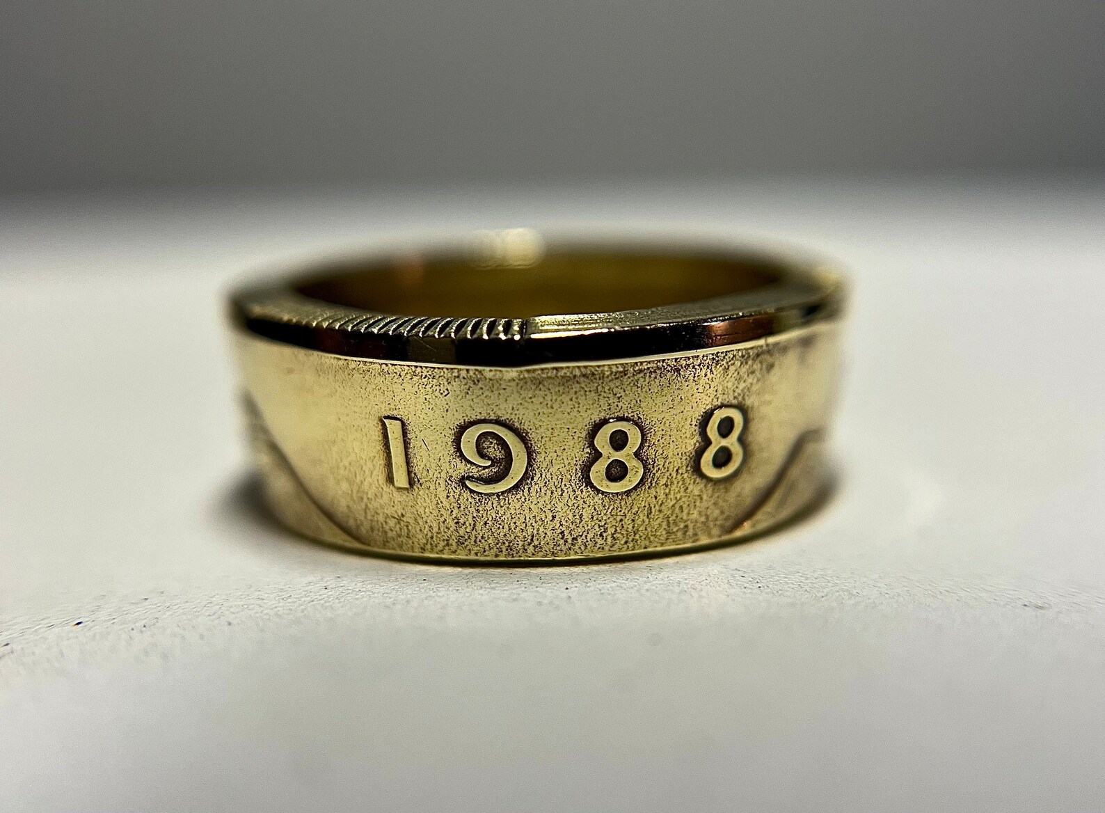 Irish Coin Ring, Ireland Harp Ring, 20 Pence - Etsy