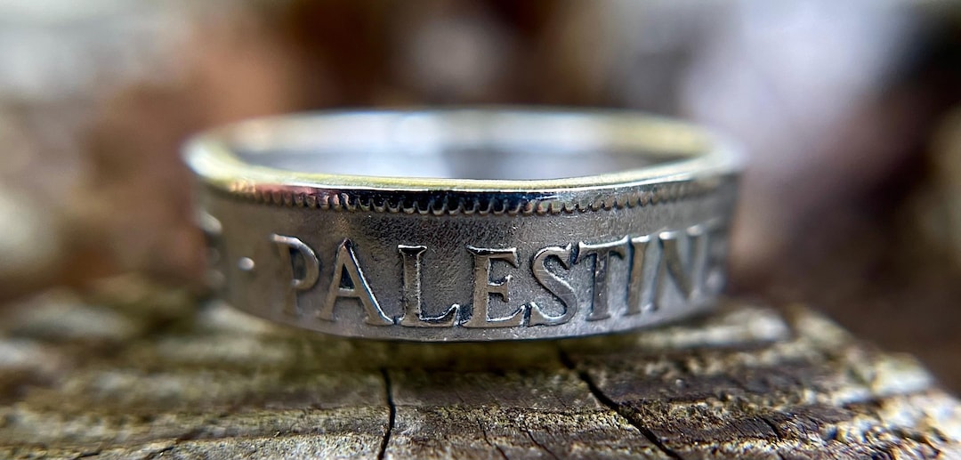 Palestinian Vintage 1920s (hand Made) Coin Ring | 10 Mils Coin ...