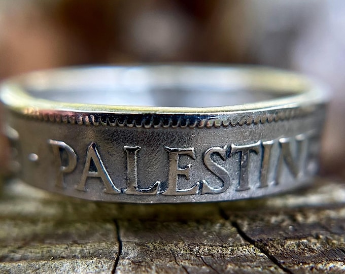 Palestinian Vintage 1920s (hand Made) Coin Ring | 10 Mils Coin ...