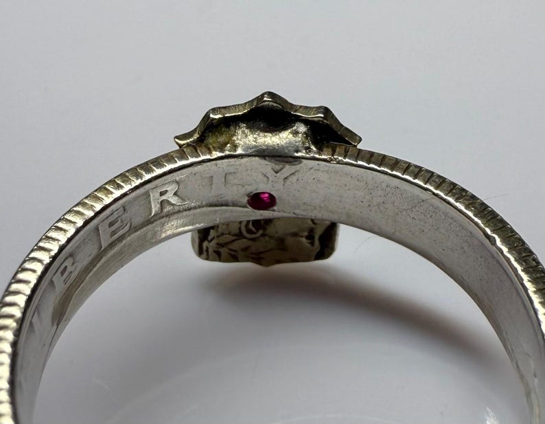 Ruby Filipino Ring | the Philippines Coin Ring | Filipino Ring | Hand ...