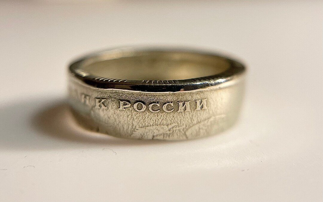 Russian Vintage Ring | Russia Coin Ring Ruble | БАНК РОССИИ | Moscow ...