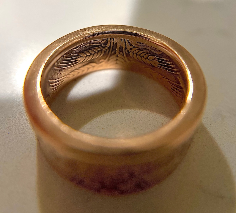 Portuguese Escudo Coin Ring: Rose Gold Portugal Jewelry - Etsy