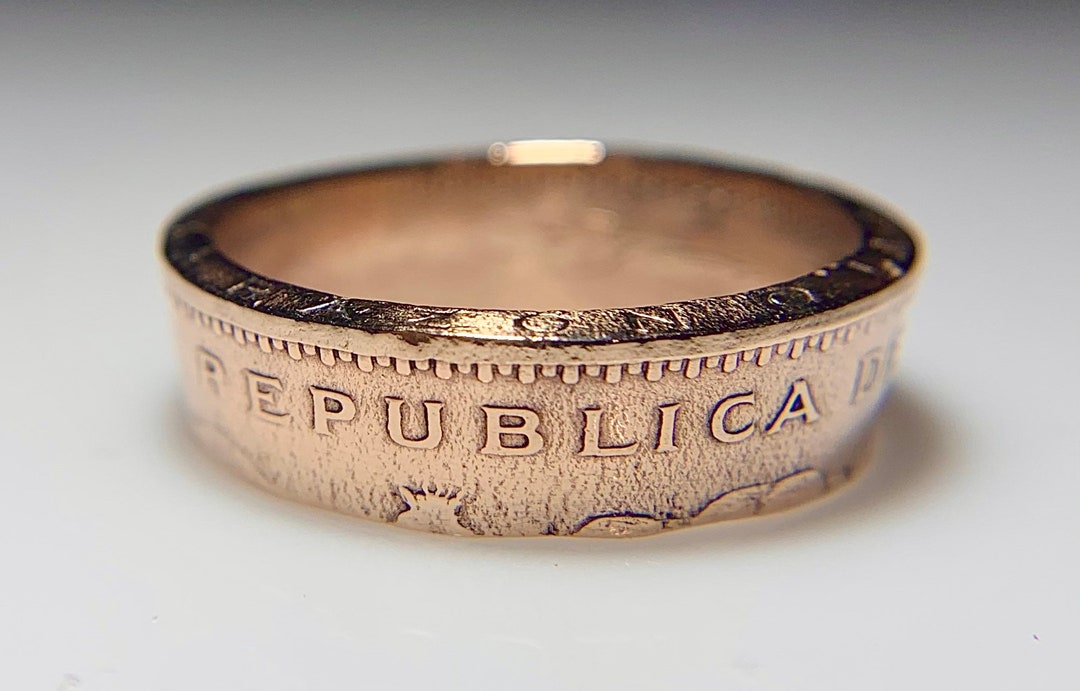 Chilean Coin Ring chile 100 Pesos Chilean Jewelry Hand - Etsy