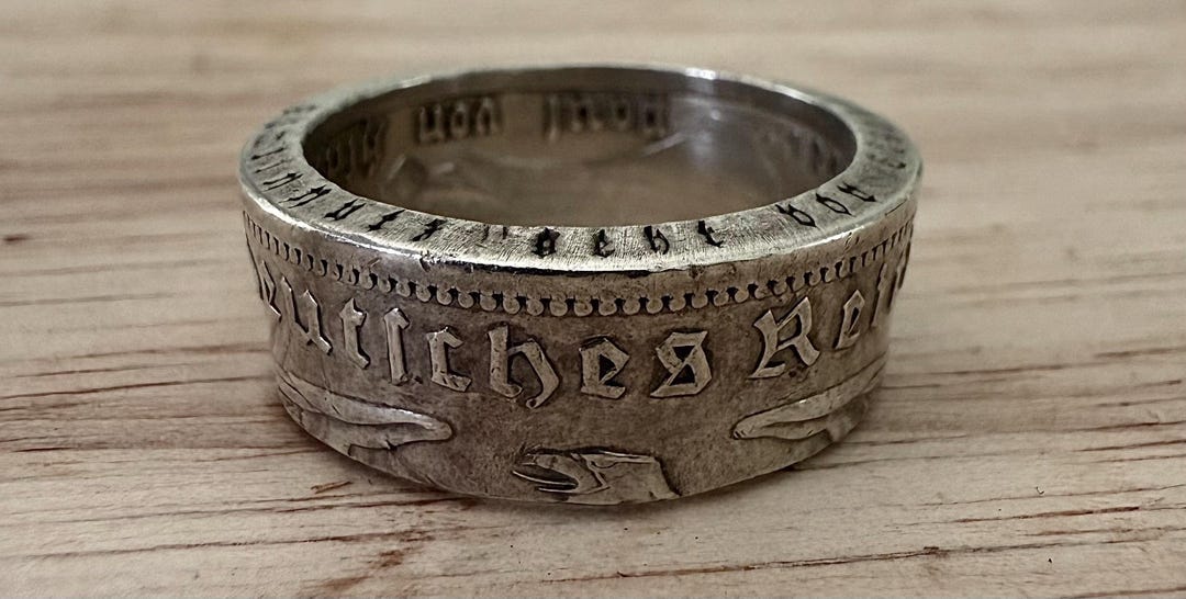 Deutschland Vintage Coin Ring | European Vintage Ring | Antique ...