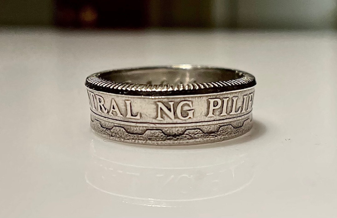 The Philippines Coin Ring Filipino Ring Hand Made - Etsy Australia