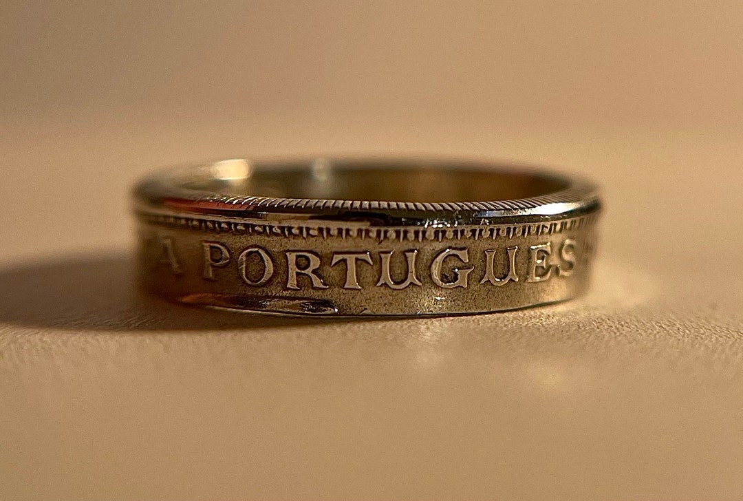 Portuguese Coin Ring Anel Português Portugal Thin Ring Lisbon Ring - Etsy