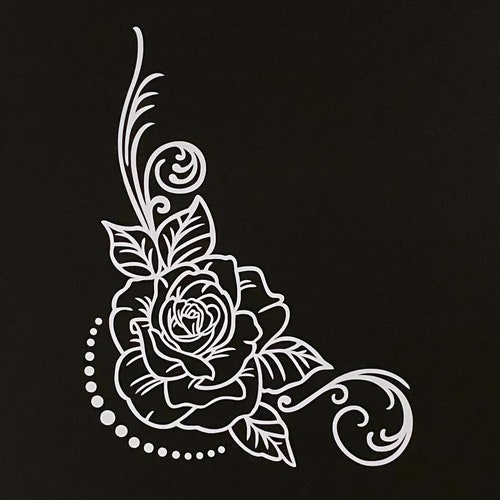 Peony Flower Vinyl Decal Sticker For Cars Trucks Suvs Etsy
