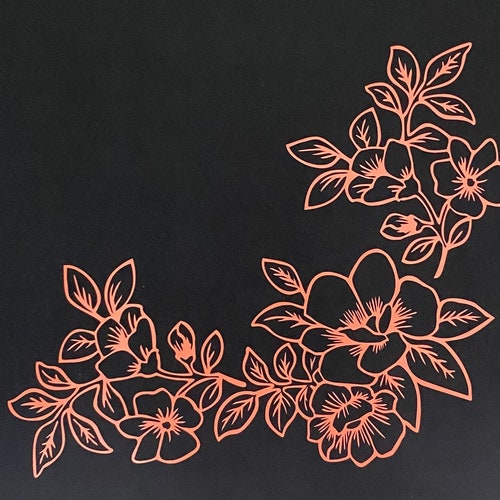 Flower Vinyl Decal Sticker For Cars Trucks Suvs Laptop Etsy