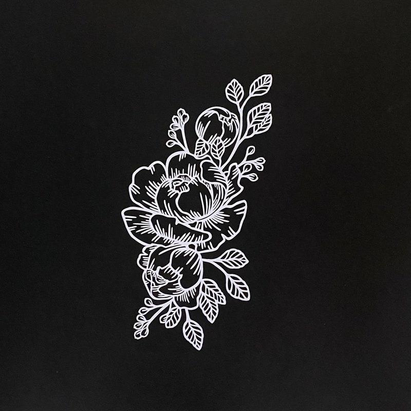 Peony Decal - Etsy