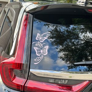 Butterfly Vinyl Decal for Cars, Window Sticker, Car Decal for Women ...