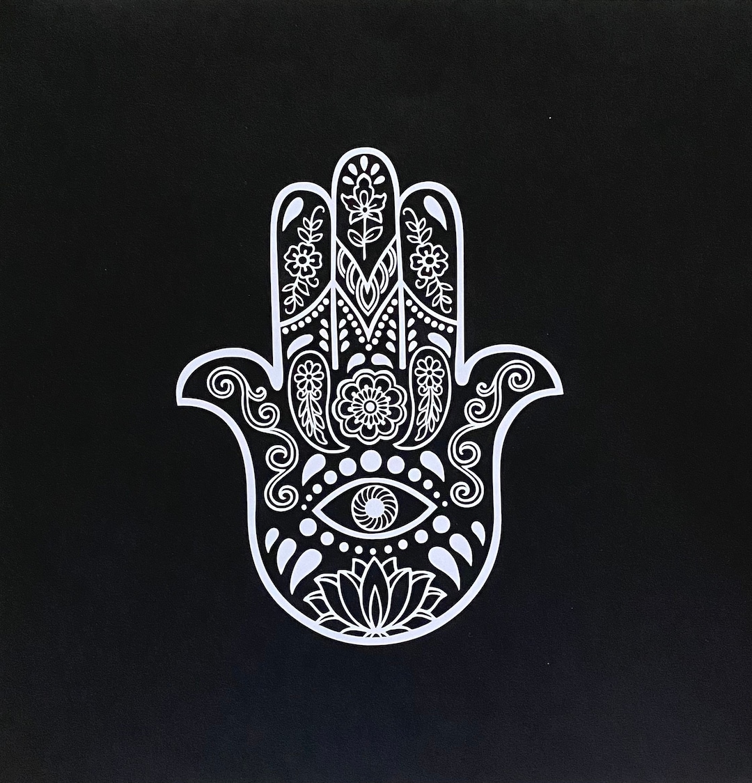 Hamsa Hand Vinyl Car Decal Sticker, Window Decal Sticker, Car Decal for ...