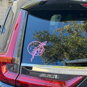 Lotus Flower Decal Sticker, Car Decals for Women, Spiritual Gifts, Car ...