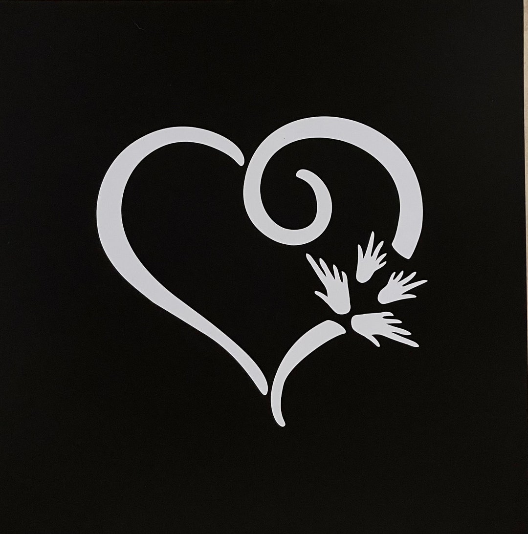 Heart Bearded Dragon Footprints Vinyl Decal Sticker for Car Window, Cup ...