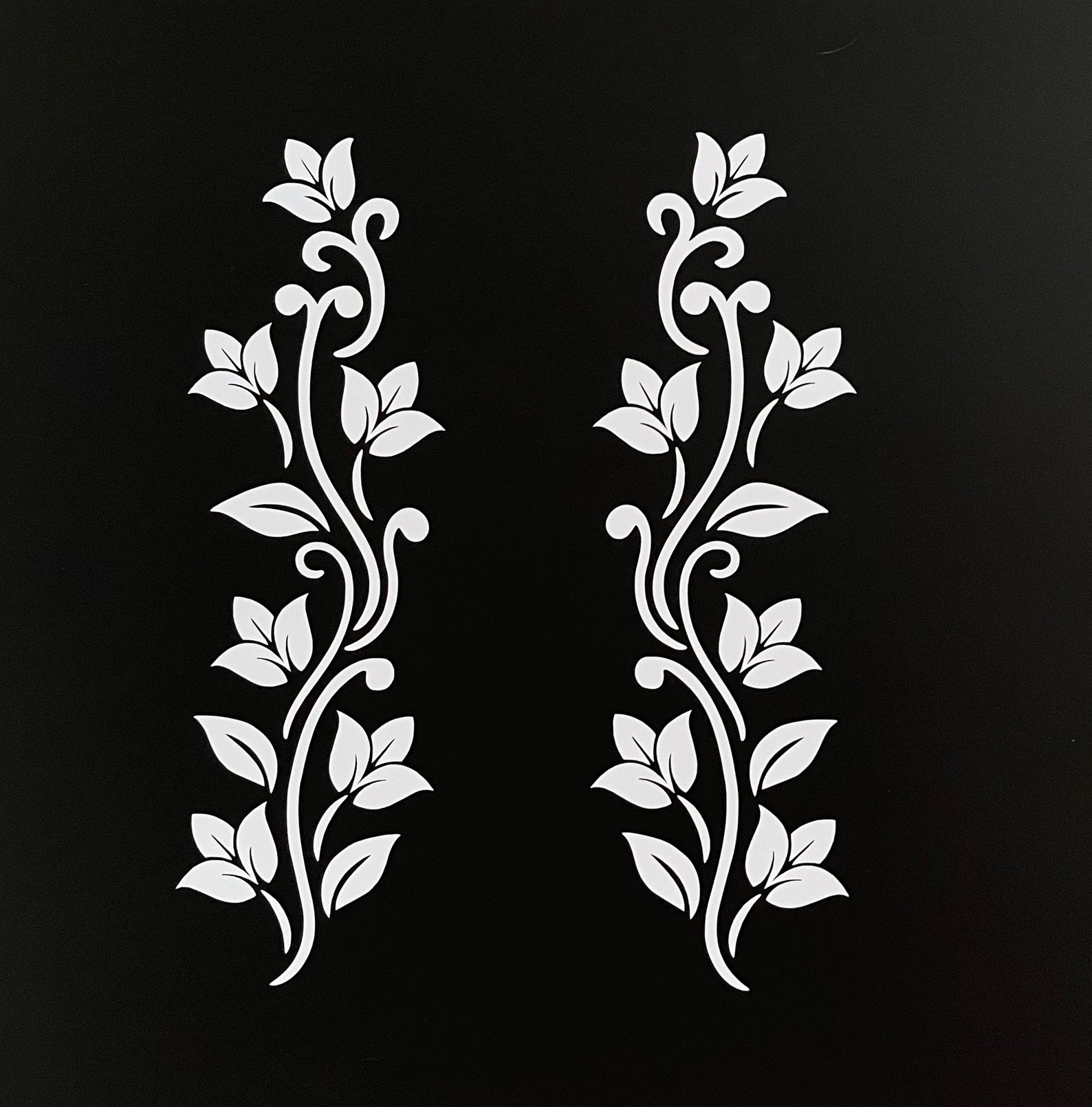Flower Vine Decal Stickers for Cars, Motorcycles, Laptop Sticker ...