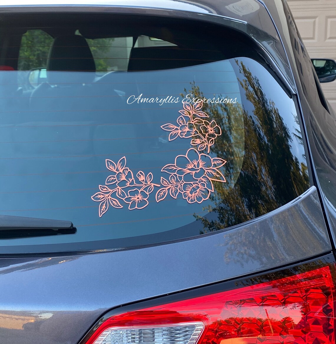 Flower Vinyl Decal Sticker for Cars, Trucks, Suvs, Laptop, Window ...