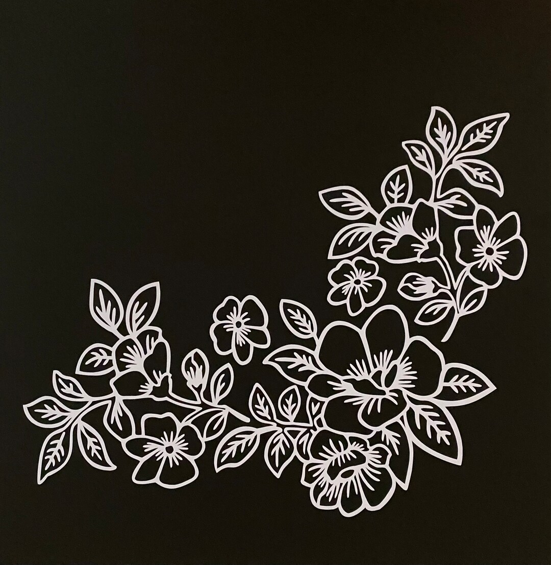 Flower Vinyl Decal Sticker For Cars Trucks Suvs Laptop Window