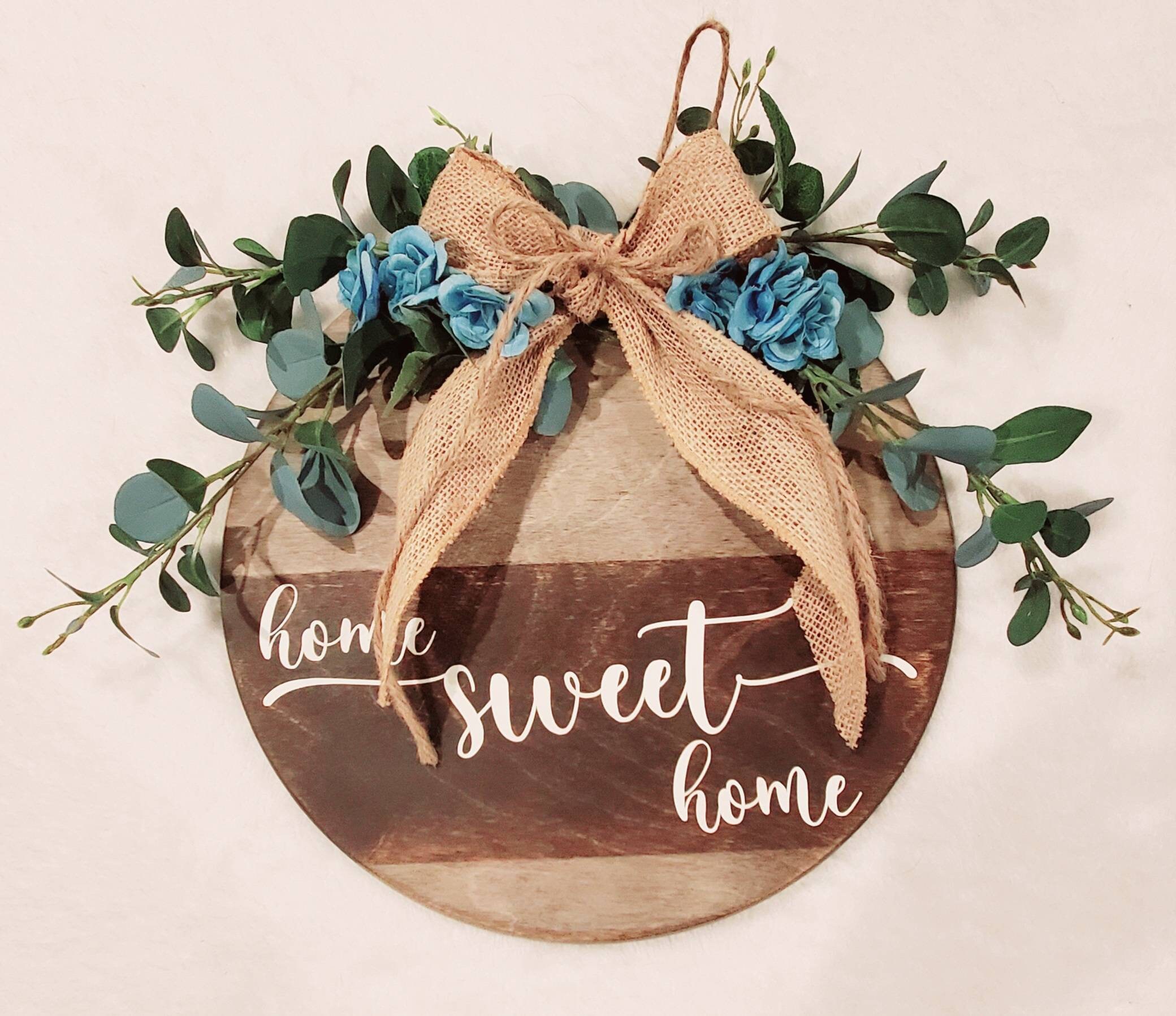 12 Inch Round Wooden Hanging Sign - Etsy