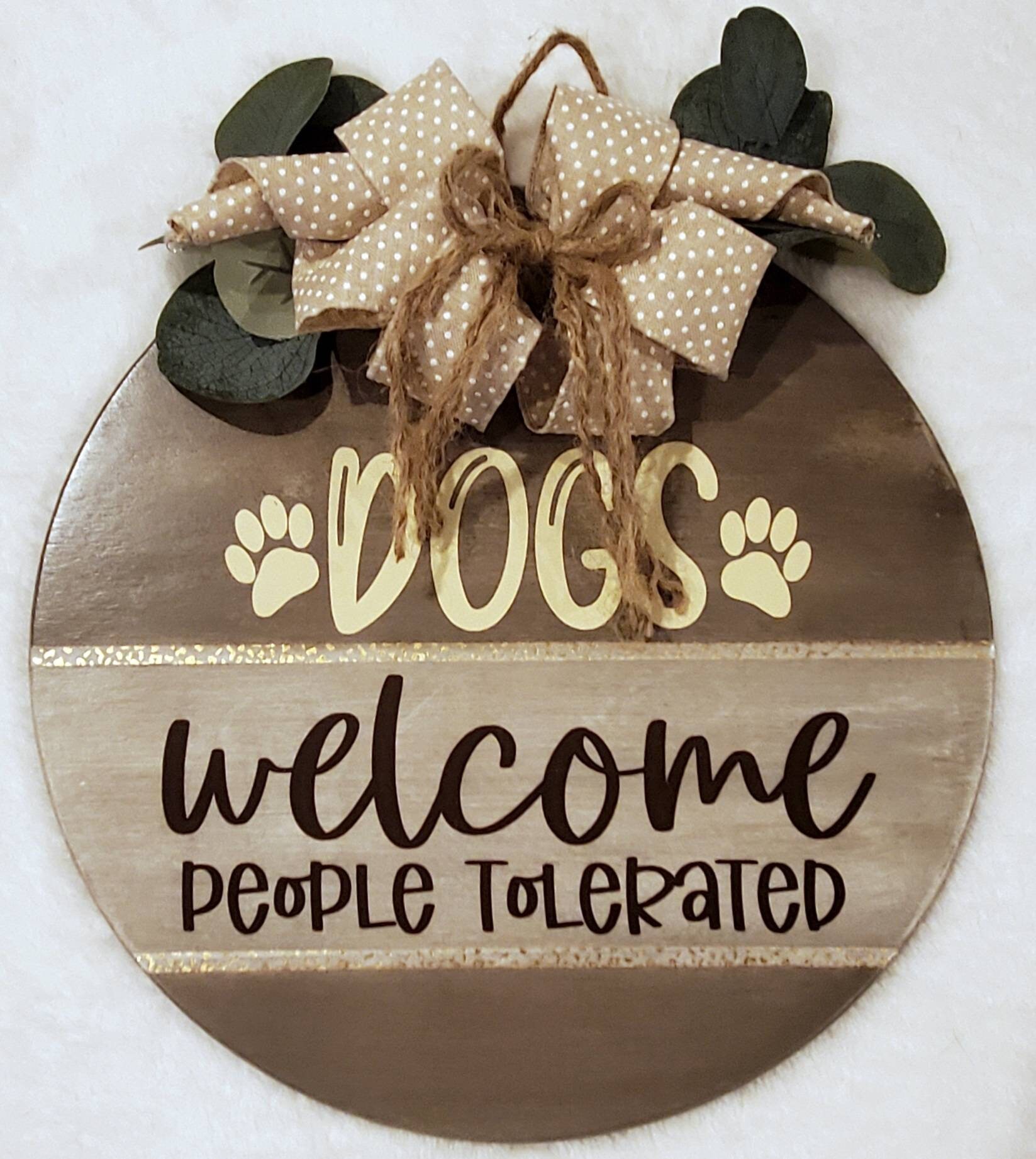 12 Inch Round Wooden Hanging Sign - Etsy