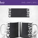 Brew Crew Svg Mug Press Template for Infusible Ink Svg Full - Etsy
