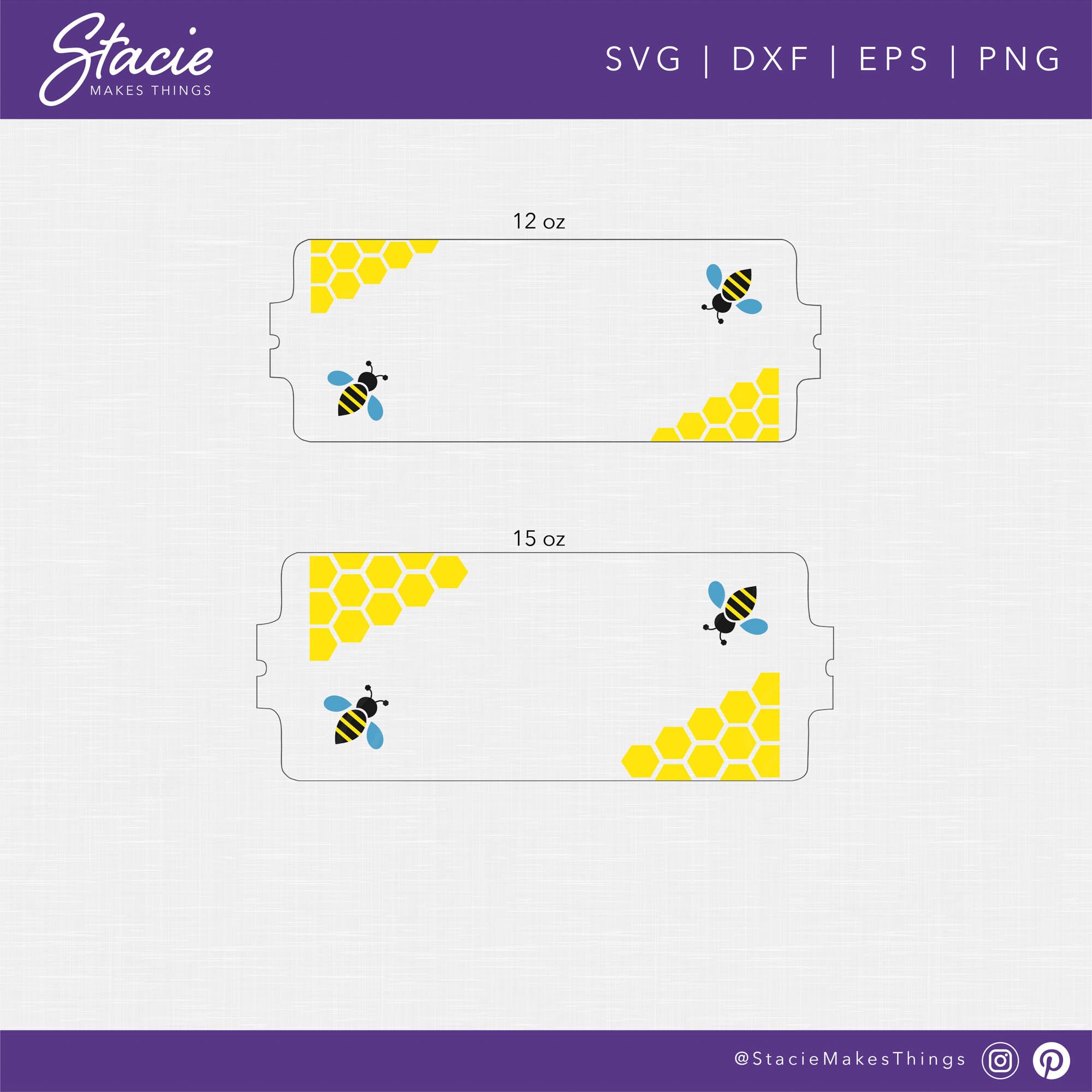 Bees and Heart SVG, Bee Svg, Heart Svg, Honeycomb Svg, Love Svg, Multi ...