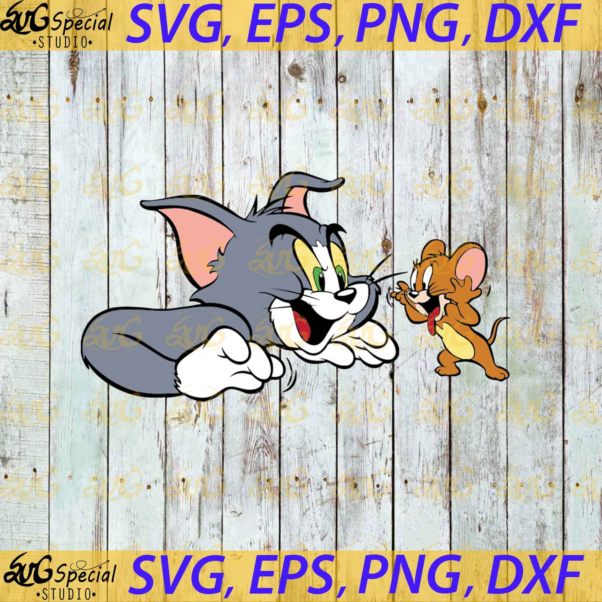 Tom and Jerry Svg Cartoon Svg Disney Svg Clipart Cricut - Etsy