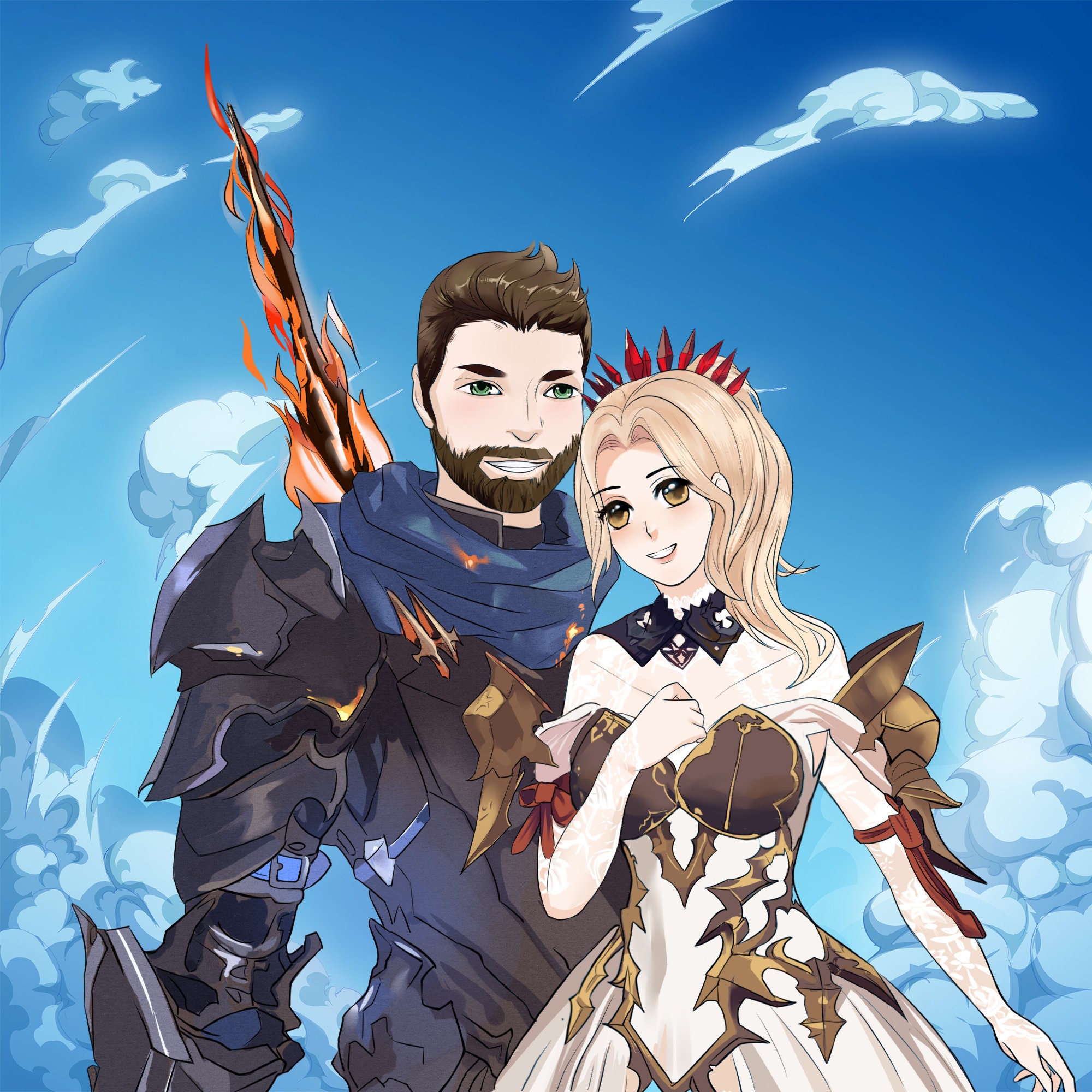Satisfaction Guaranteed Anime Custom Portrait Art & Collectibles ...