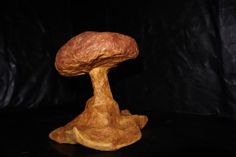 Handcrafted Paper Mache Mushroom – Whimsical Woodland Art - Etsy
