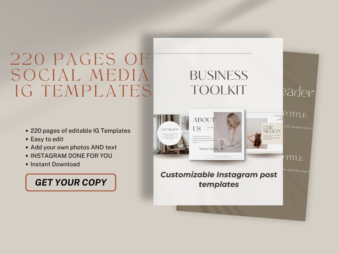 200+ Social Media Instagram Templates, Canva, Coaching Instagram ...