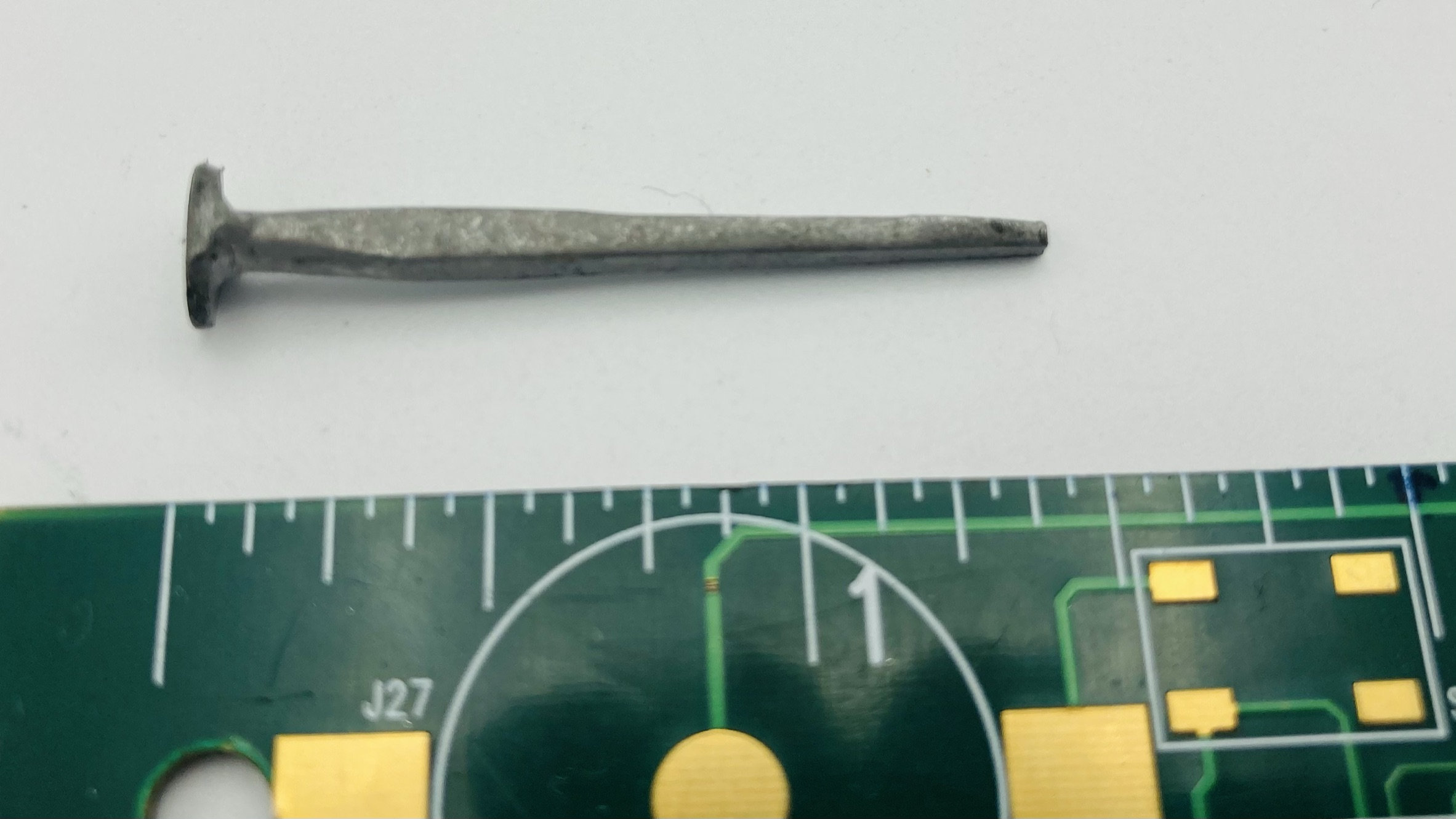 Traditional Square Cut Steel Nails Antique Rustic Silver Clout - Etsy