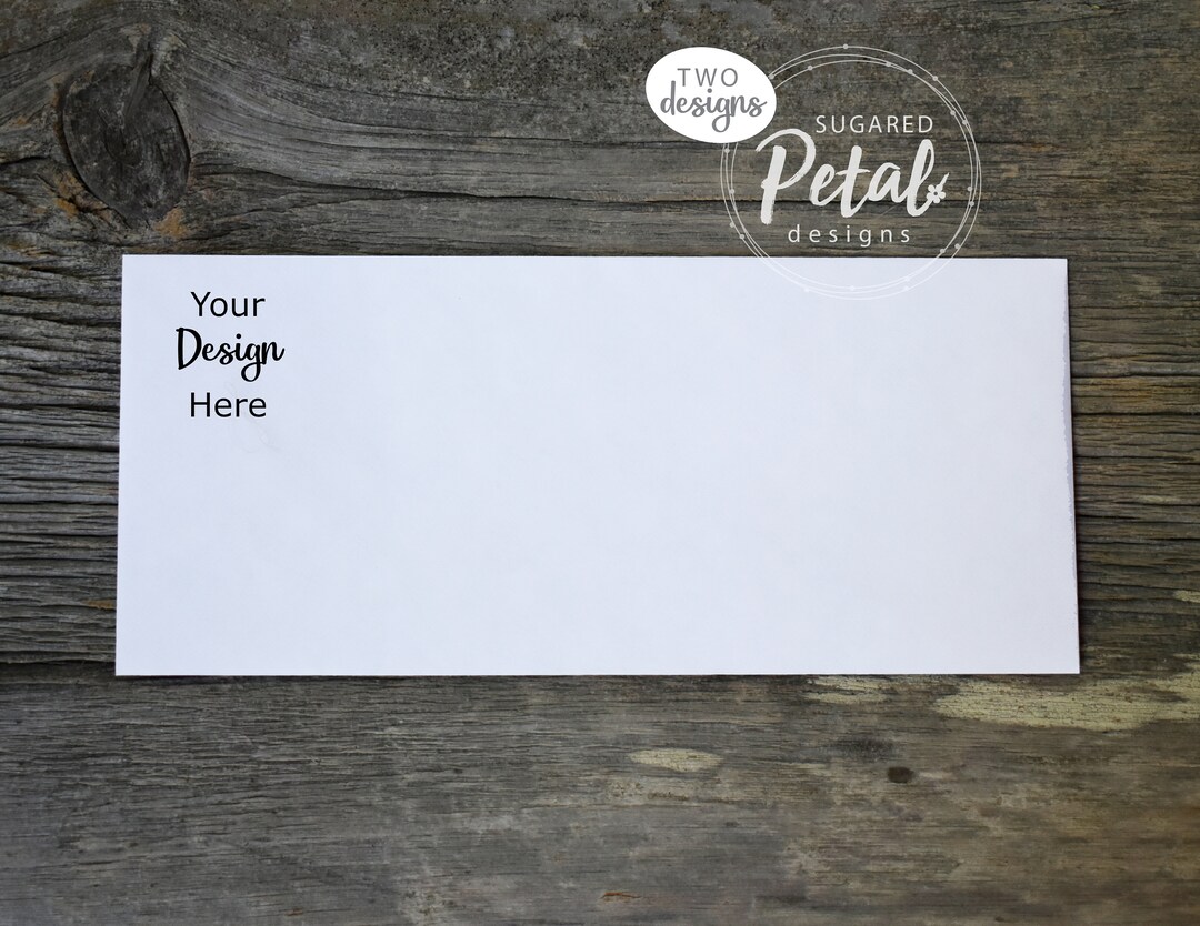 2 Designs | Mockup Legal #10 Envelope White | Digital Download JPG ...