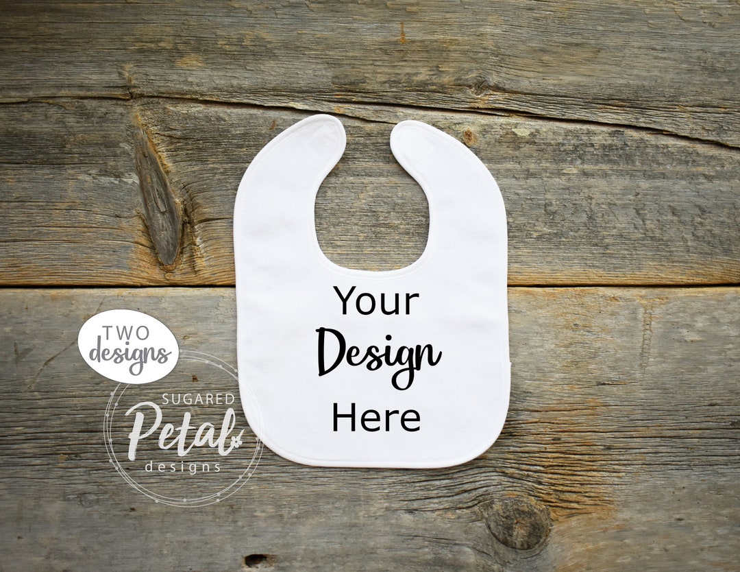 2 Designs Baby Bib Mock-up | Digital Download JPG & PNG Template ...