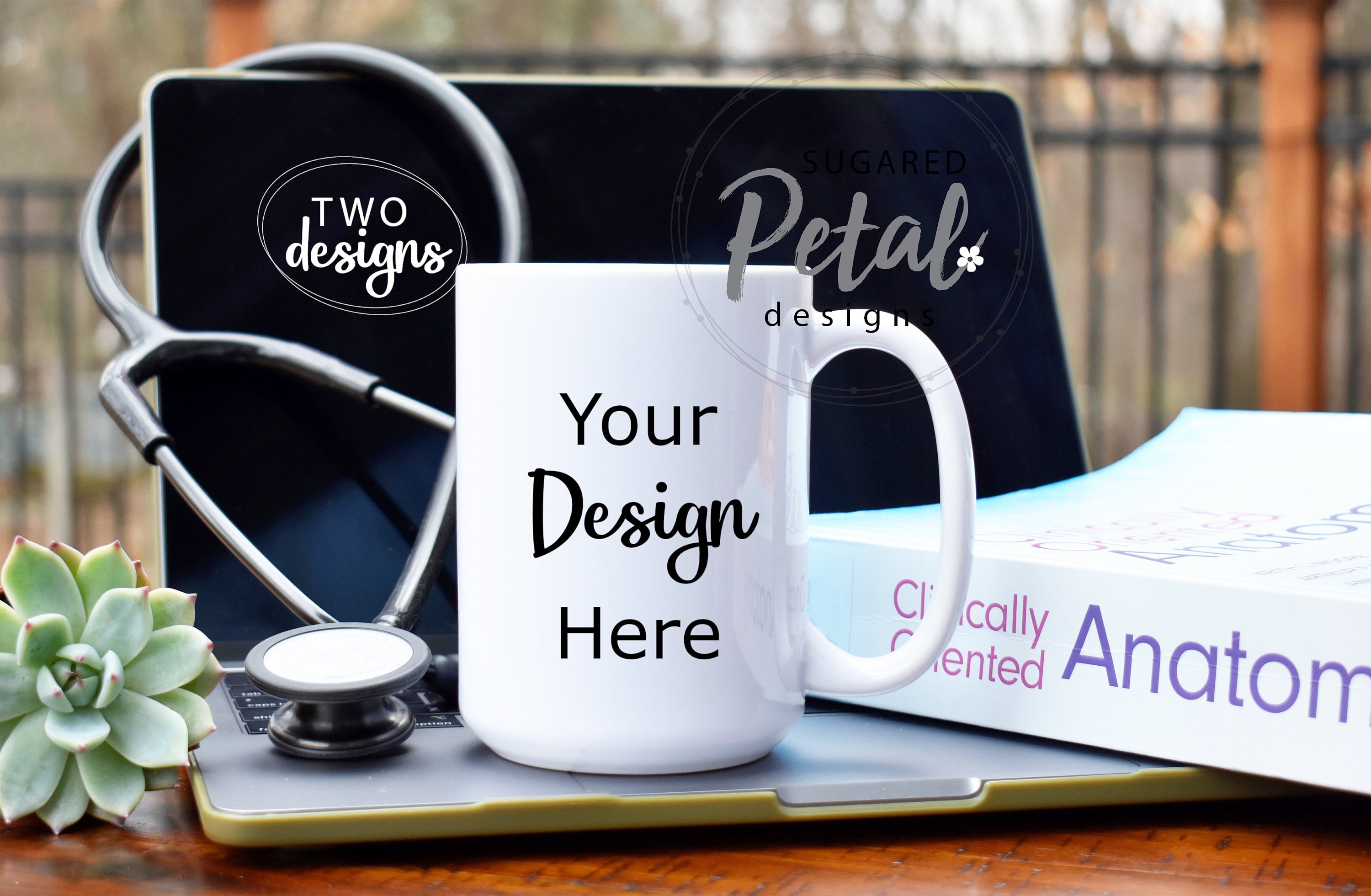 2 Designs | Mockup Coffee Cup Mug | Medical Student Nurse Dr. Doctor ...